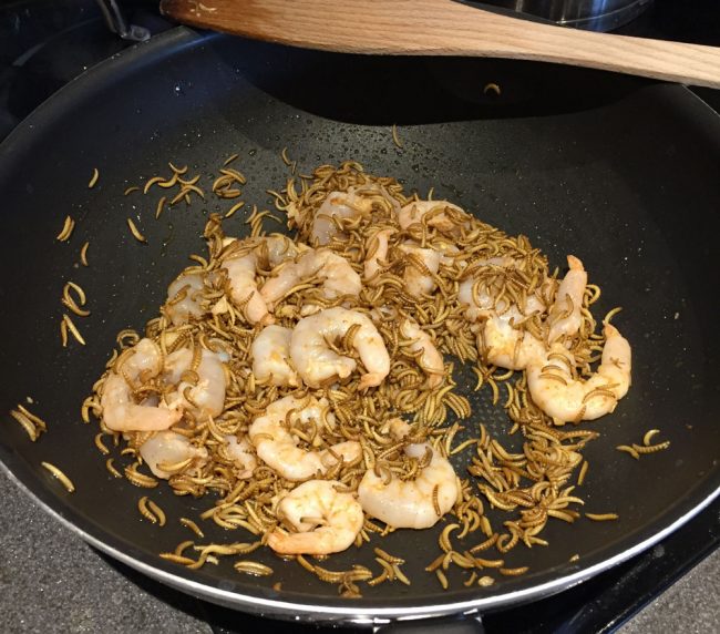 Buffalo worm stir-fry – Chris Worfolk's Blog