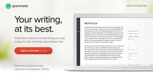 Grammarly weekly report – Chris Worfolk's Blog